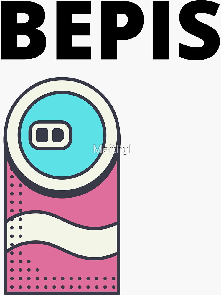 "BEPIS" Sticker by Meithyl | Redbubble