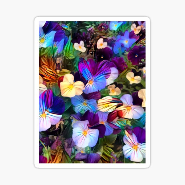 "Flower Patch" Sticker by IvoryCalla | Redbubble