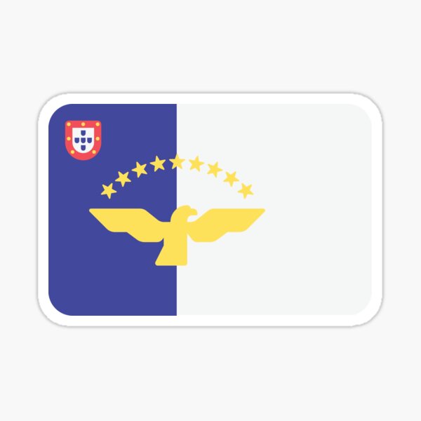"Azores Flag" Sticker for Sale by PoliticsMart | Redbubble