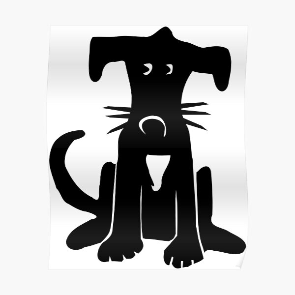 "Roscoe the Dog" Poster by castingaround | Redbubble