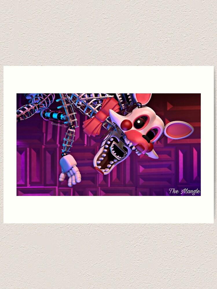 "Fnaf sfm The Mangle fanart" Art Print for Sale by Kameron-Haru | Redbubble