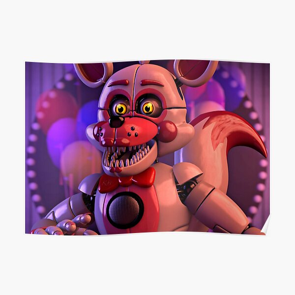 "Fnaf sfm Funtime Foxy fanart" Poster for Sale by Kameron-Haru | Redbubble