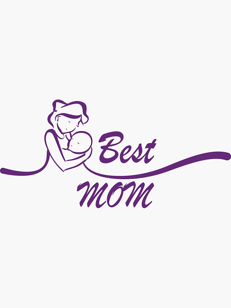 "Besr mom" Sticker by Ansari-Designs | Redbubble