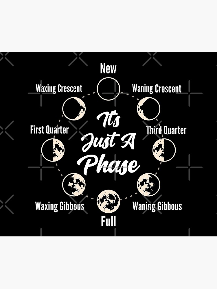 "Its Just A Phase Moon Phase Space Science Solar System Moon Art ...