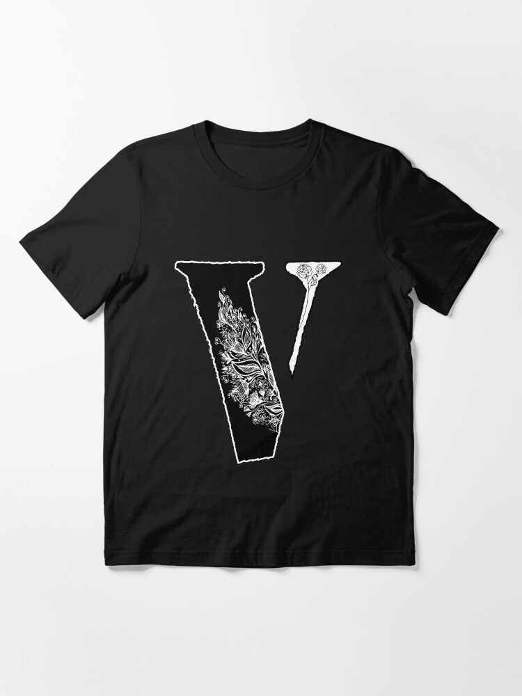 "Vlone with floral motifs , cute design for V" T-shirt by MoSaid ...