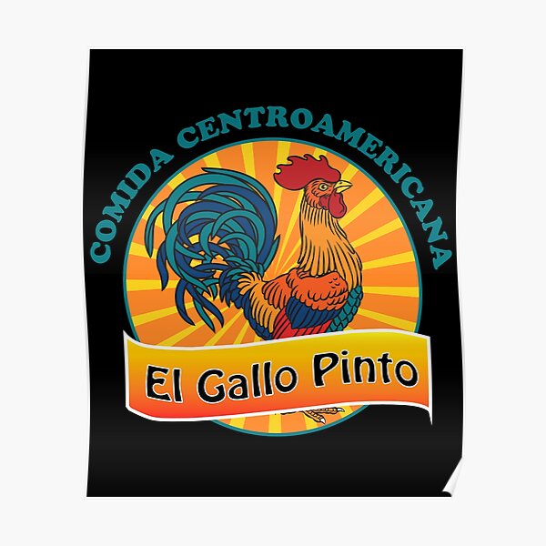 "El Gallo Pinto" Poster for Sale by GraphismNinja | Redbubble