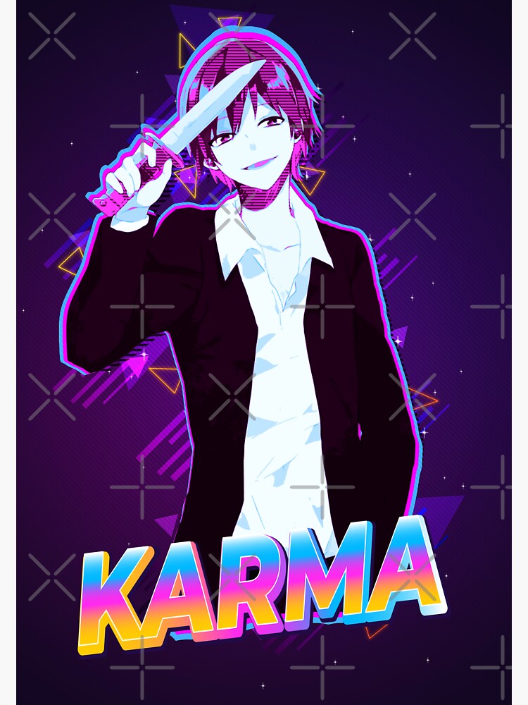 "Akabane Karma | Assassination Classroom" Sticker for Sale by ...