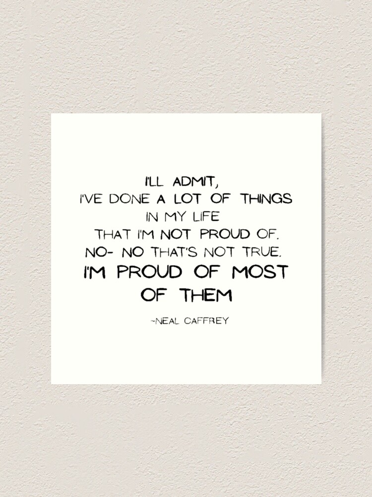 White Collar Neal Quotes
