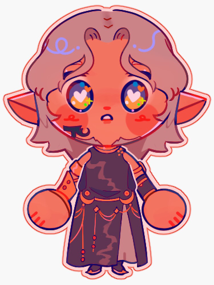 "Urianger Augurelt" Sticker by strawbappl | Redbubble