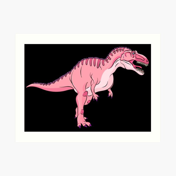 "Pink T-Rex dinosaur - carnivorous dinosaur - prehistoric reptile ...