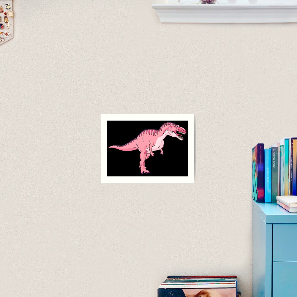 "Pink T-Rex dinosaur - carnivorous dinosaur - prehistoric reptile ...