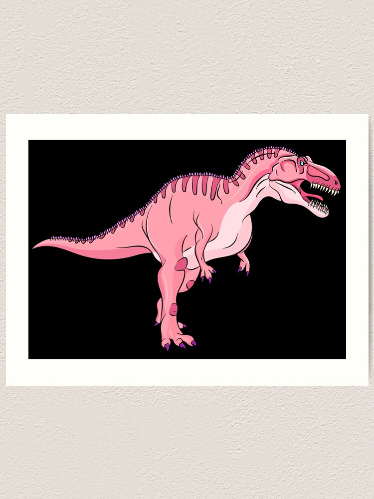 "Pink T-Rex dinosaur - carnivorous dinosaur - prehistoric reptile ...