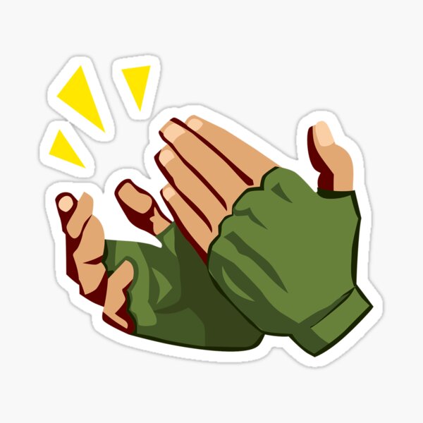 "Clapping" Sticker for Sale by Mfebstore | Redbubble