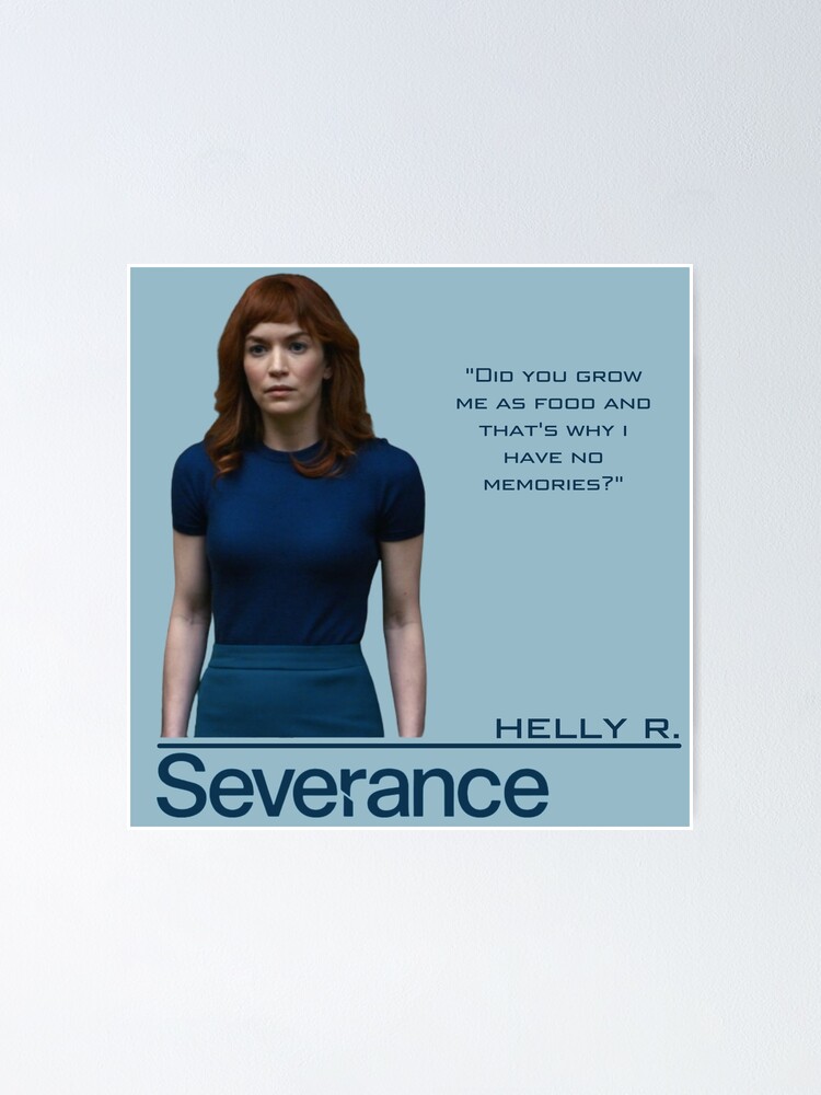 "Severance Lumon Helly R" Poster by Stickerm4ni4 | Redbubble