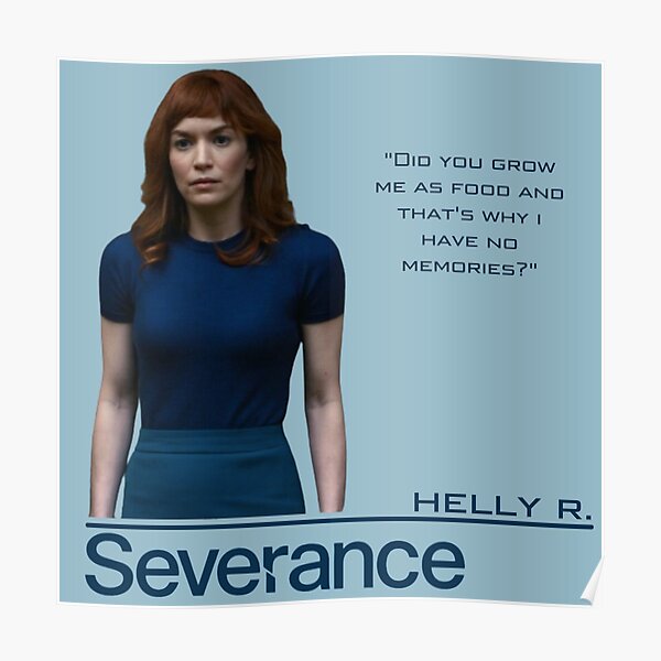 "Severance Lumon Helly R" Poster by Stickerm4ni4 | Redbubble