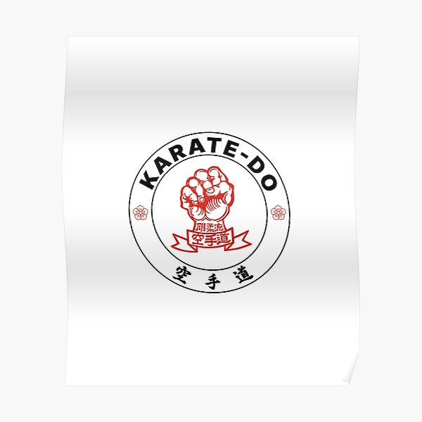 "Circle logo - GoJu-Ryu KarateDo - Black" Poster by KarateDoMWOL ...