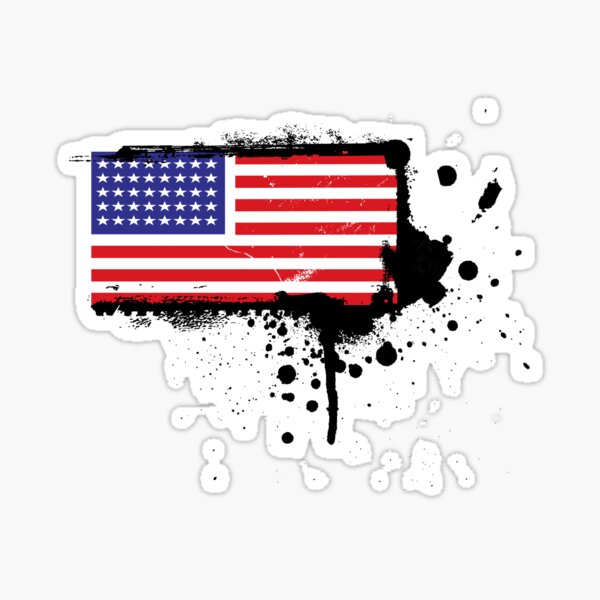 "Custom American Flag Design " Sticker for Sale by NightHowler904 ...
