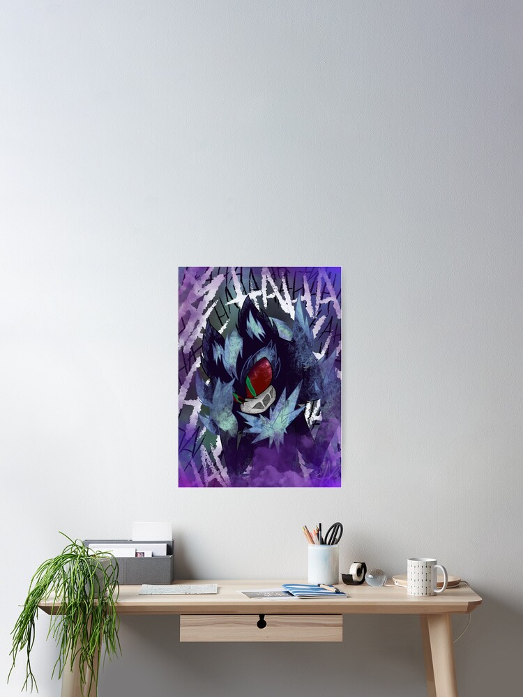 "Mephiles The Dark by Sonic" Poster by divid-bln | Redbubble