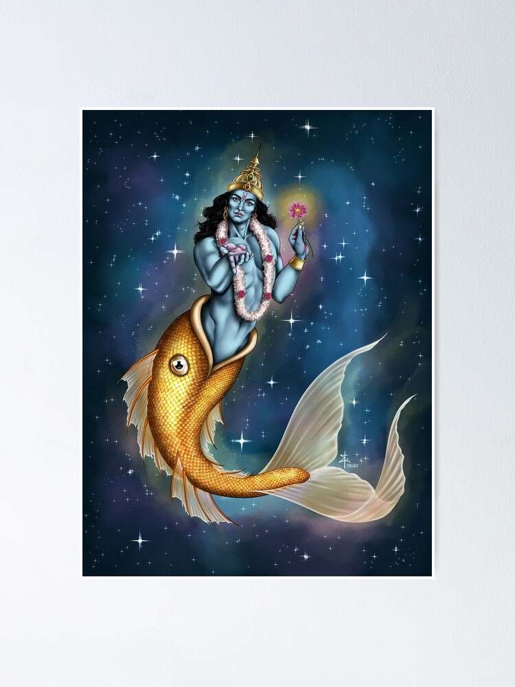 "Matsya" Poster for Sale by EricKnupp | Redbubble