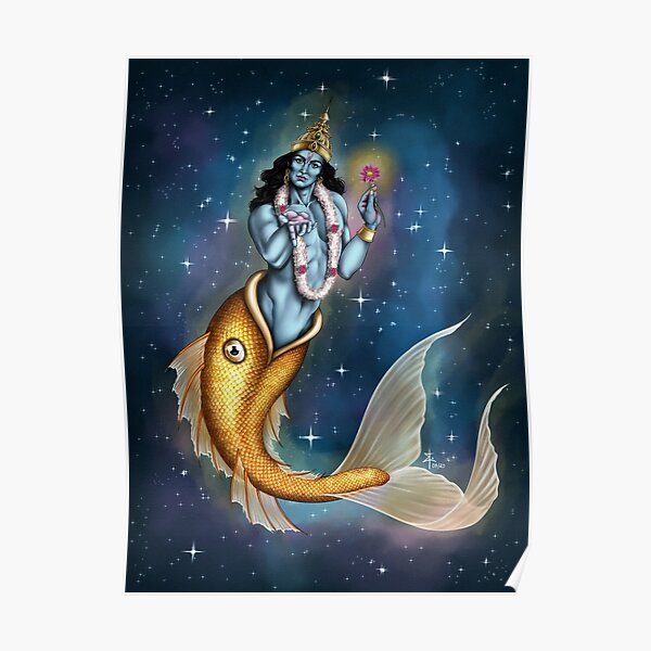 "Matsya" Poster for Sale by EricKnupp | Redbubble