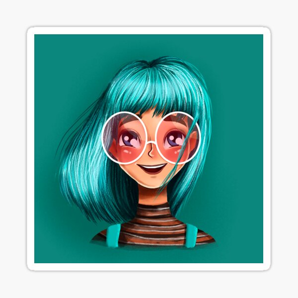 "Nikka" Sticker by Olyagrafinya | Redbubble