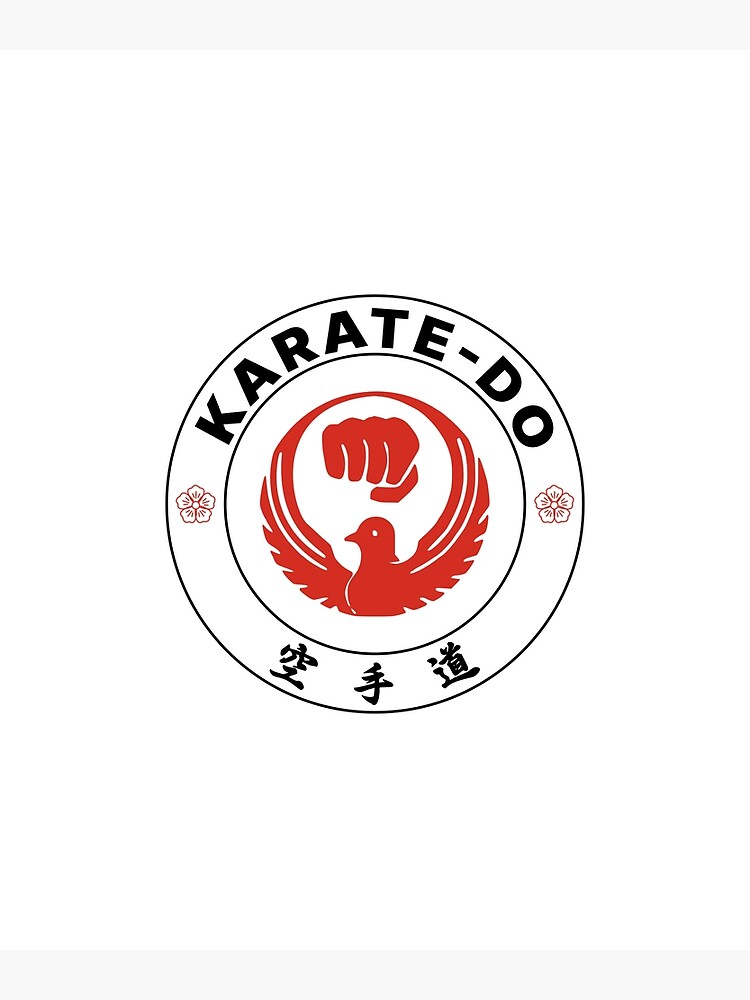 Póster «Logotipo del círculo - WaDo-Ryu KarateDo - Negro» de ...