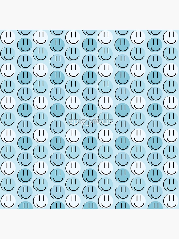 "Lovely Light Blue Smiles" Sticker by torig41005 | Redbubble