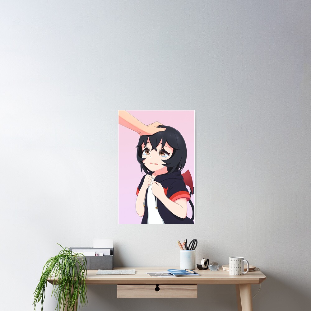 "Crying Headpat Rin FullBody" Poster for Sale by SmolDemonShop | Redbubble