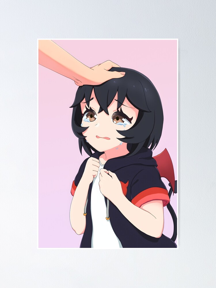 "Crying Headpat Rin FullBody" Poster for Sale by SmolDemonShop | Redbubble