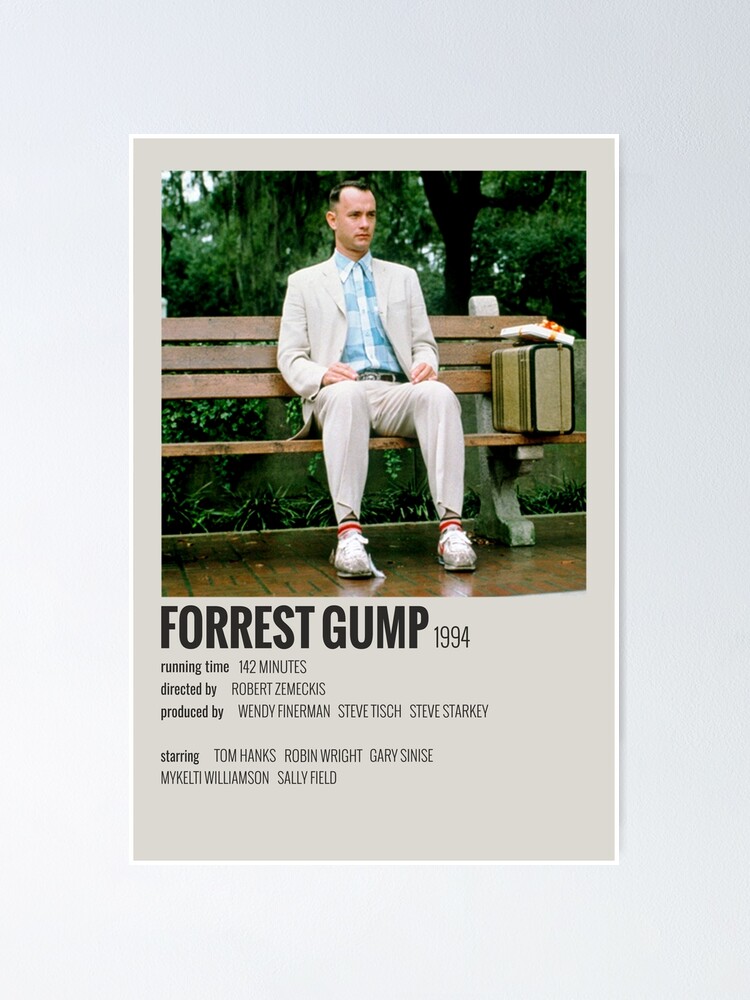 "Forrest Gump (1994)" Poster for Sale by MoviePolaroid | Redbubble