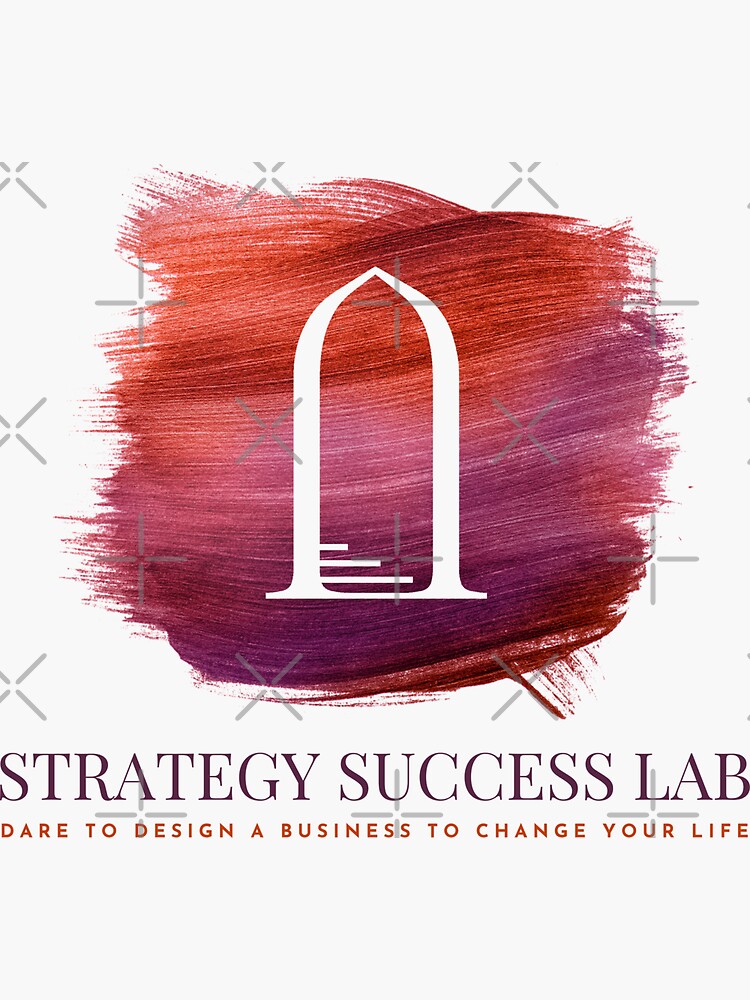 "Strategy Success Lab Logo" Sticker by TheStrategyLab | Redbubble
