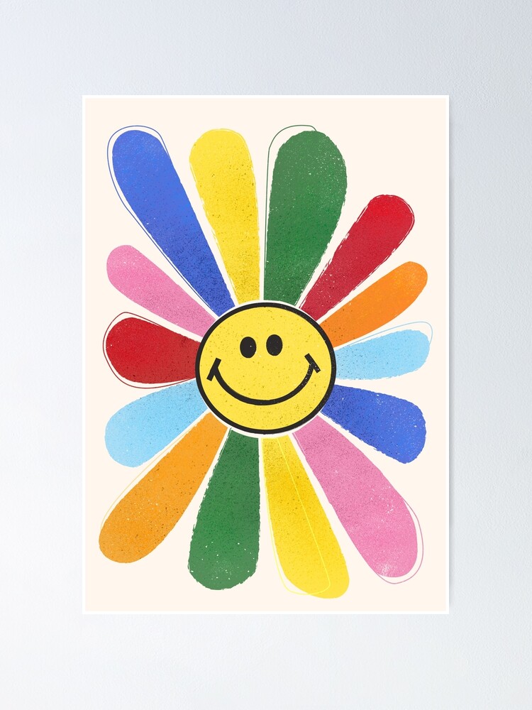 "Smiley Daisy" Poster for Sale by ShowMeMars | Redbubble