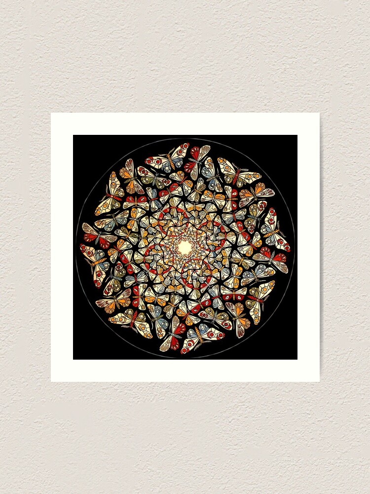 "Circle Limit with Butterflies by M.C. Escher" Art Print for Sale by ...