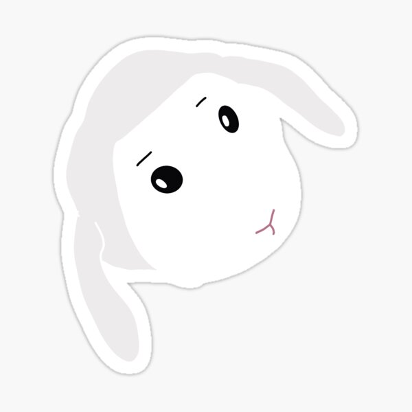 "Lamby Sticker" Sticker by Millies-sticks | Redbubble