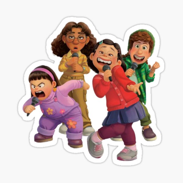 "Turning Red " Sticker for Sale by Anmol08 | Redbubble