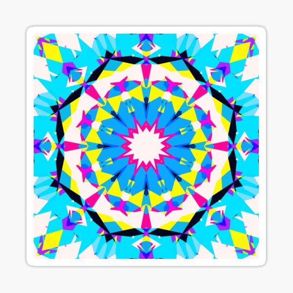 Pegatina «Patrón de colores vibrantes de la bandera de Pan - Celebrando ...