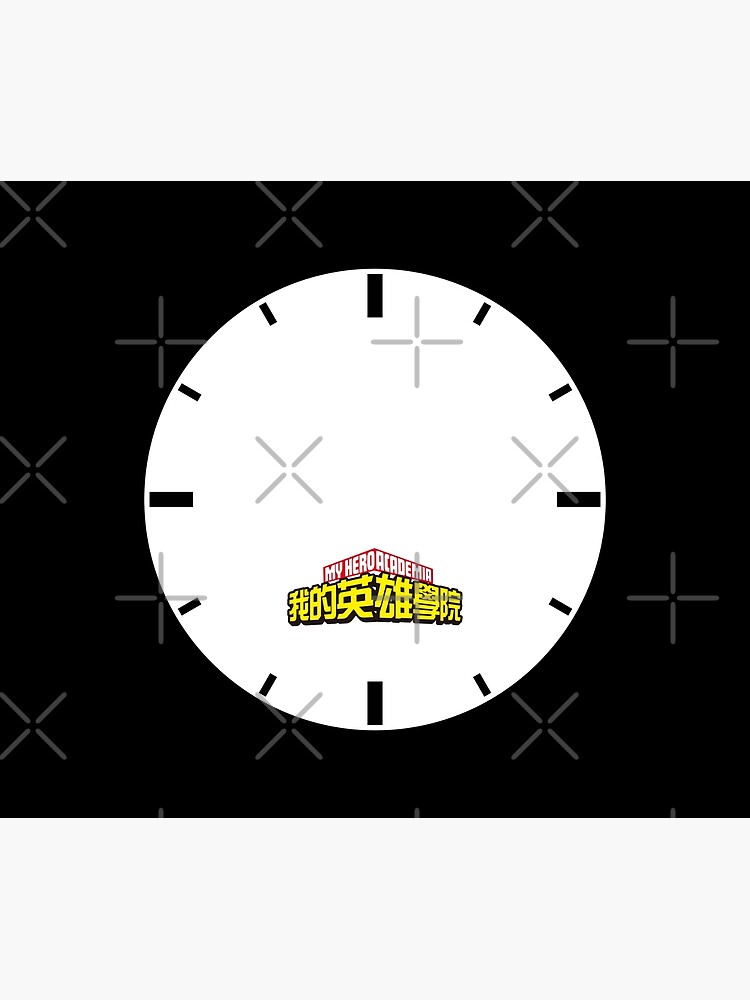 "BNHA - Anime Clock" Art Print for Sale by Maratoon | Redbubble