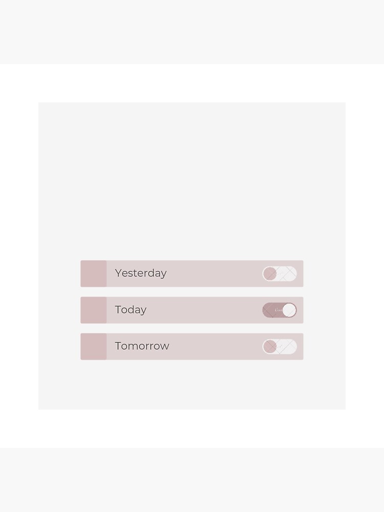 "Yesterday today tomorrow" Sticker by superskin123 | Redbubble