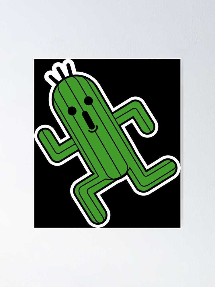 "Final Fantasy - Cactuar" Poster for Sale by Aryalaenkha | Redbubble
