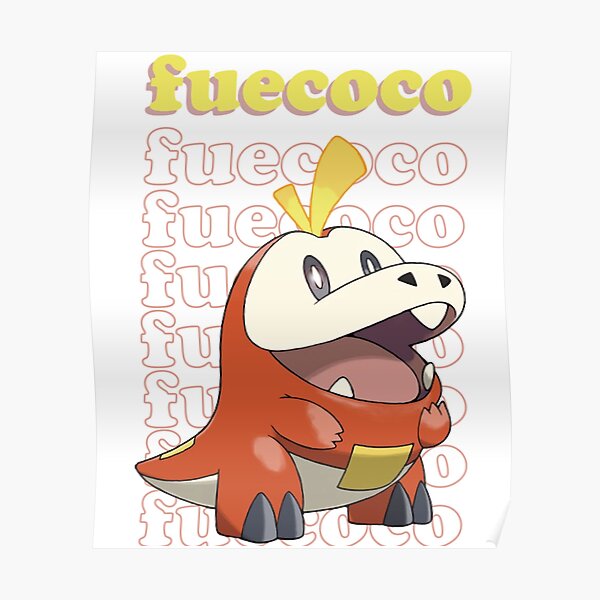 "Fuecoco Quaxly, sprigatito " Poster by ArtKruhy | Redbubble