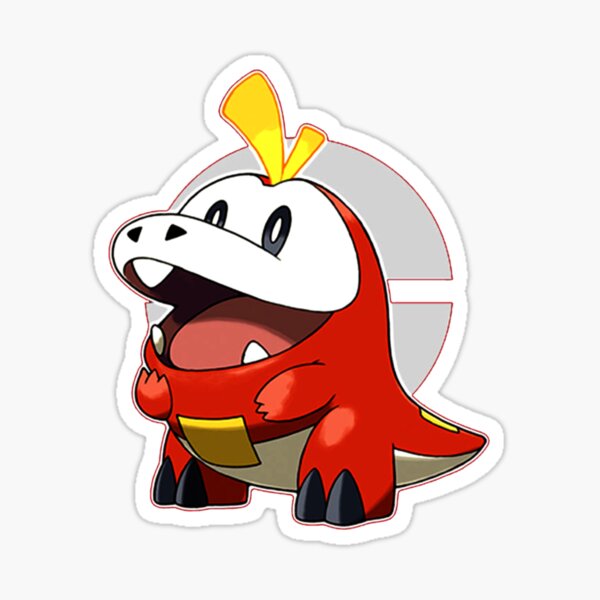 "Fuecoco s art " Sticker by ArtKruhy | Redbubble