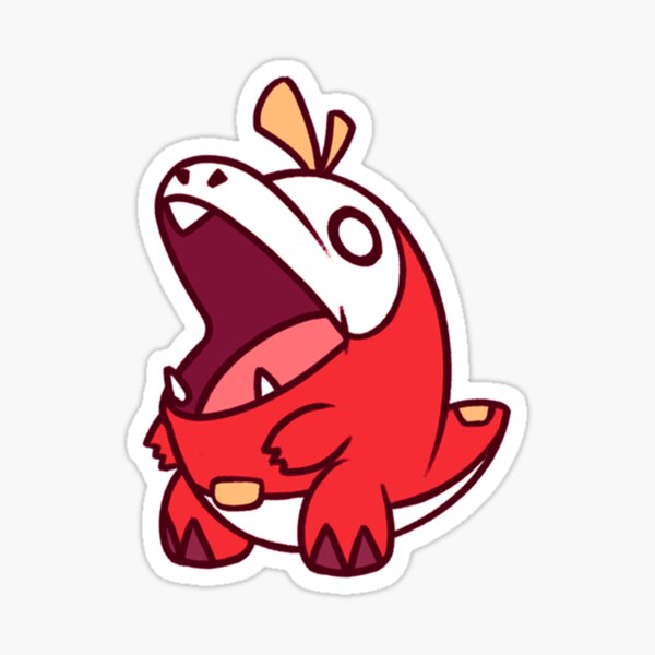 "Fuecoco" Sticker by ArtKruhy | Redbubble