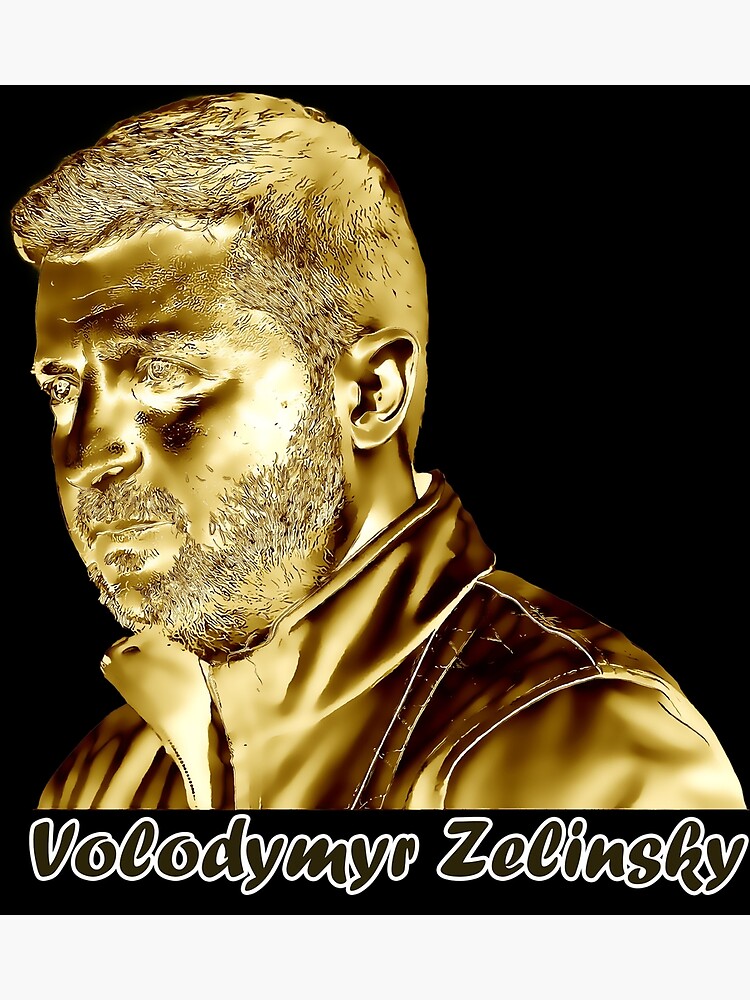 "Volodymyr Zelinsky" Poster for Sale by wahoo1 | Redbubble