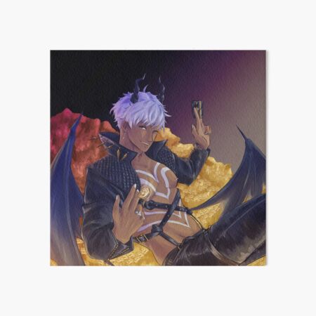 "Mammon (Obey Me) Demon Form" Art Board Print for Sale by angryartmeme ...