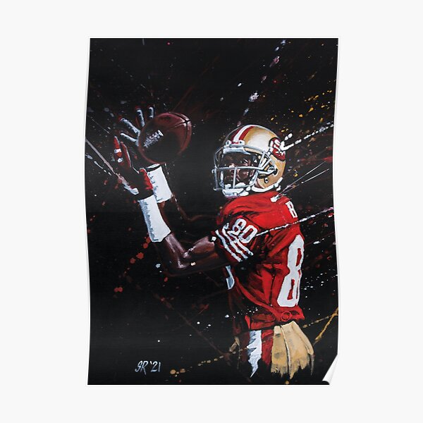 "Jerry Rice" Poster by SteveRussam | Redbubble
