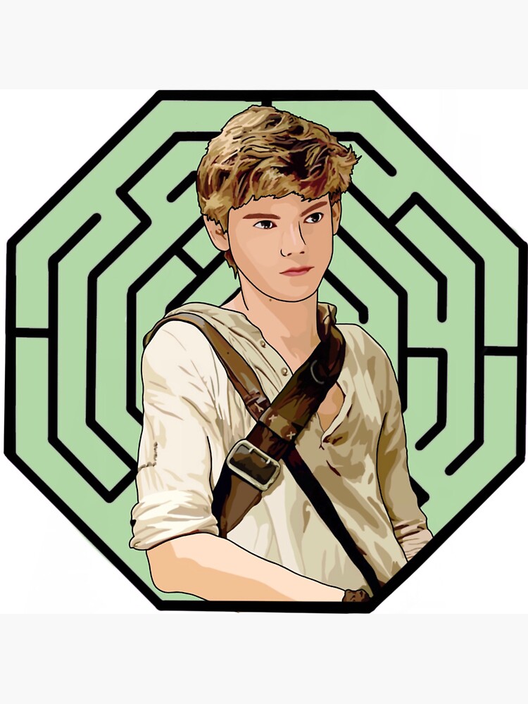 "Newt maze runner" Sticker by Lolapopshop | Redbubble