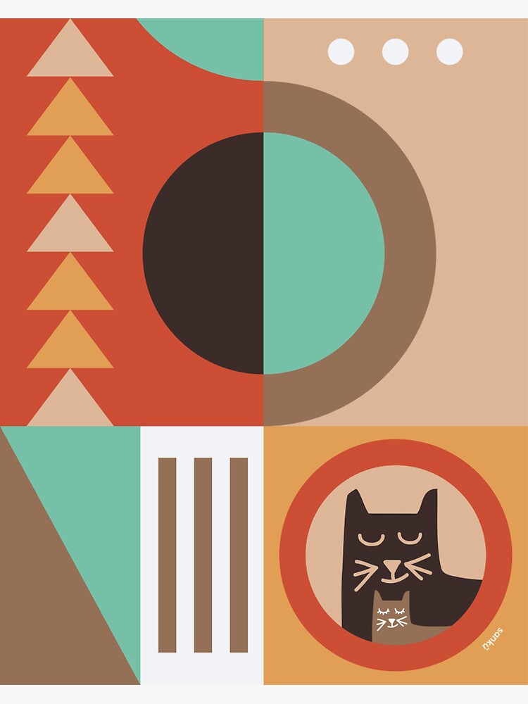 "The Cathaus 4 - Sankü" Sticker by sanku-design | Redbubble