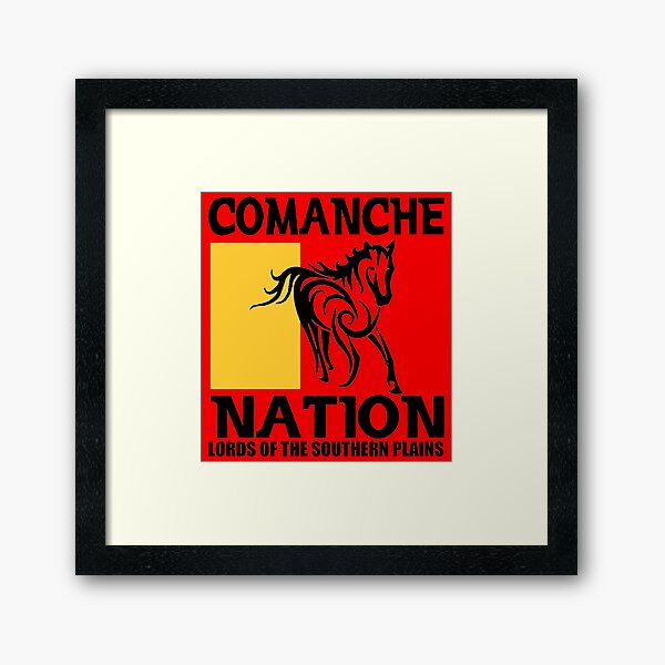 "COMANCHE NATION" Framed Art Print by IMPACTEES | Redbubble