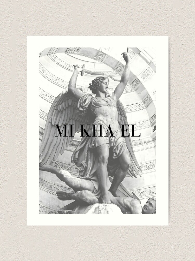 "Mikhael - Michael Angel - Archangel Michael - St. Michael" Art Print ...