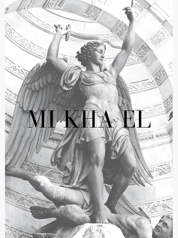 "Mikhael - Michael Angel - Archangel Michael - St. Michael" Art Print ...